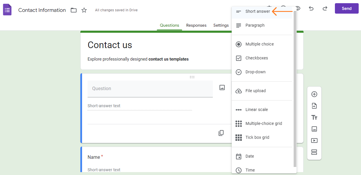 How to Create a Contact Us Google Form for Your Website: Step-by-Step Guide